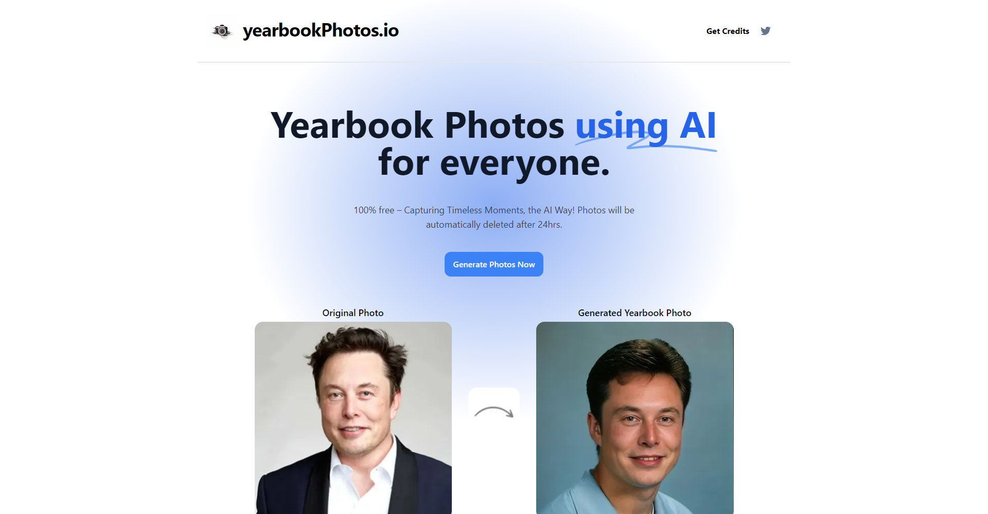AI Yearbook Photos Generator: Free & Effortless Yearbook Portraits ...