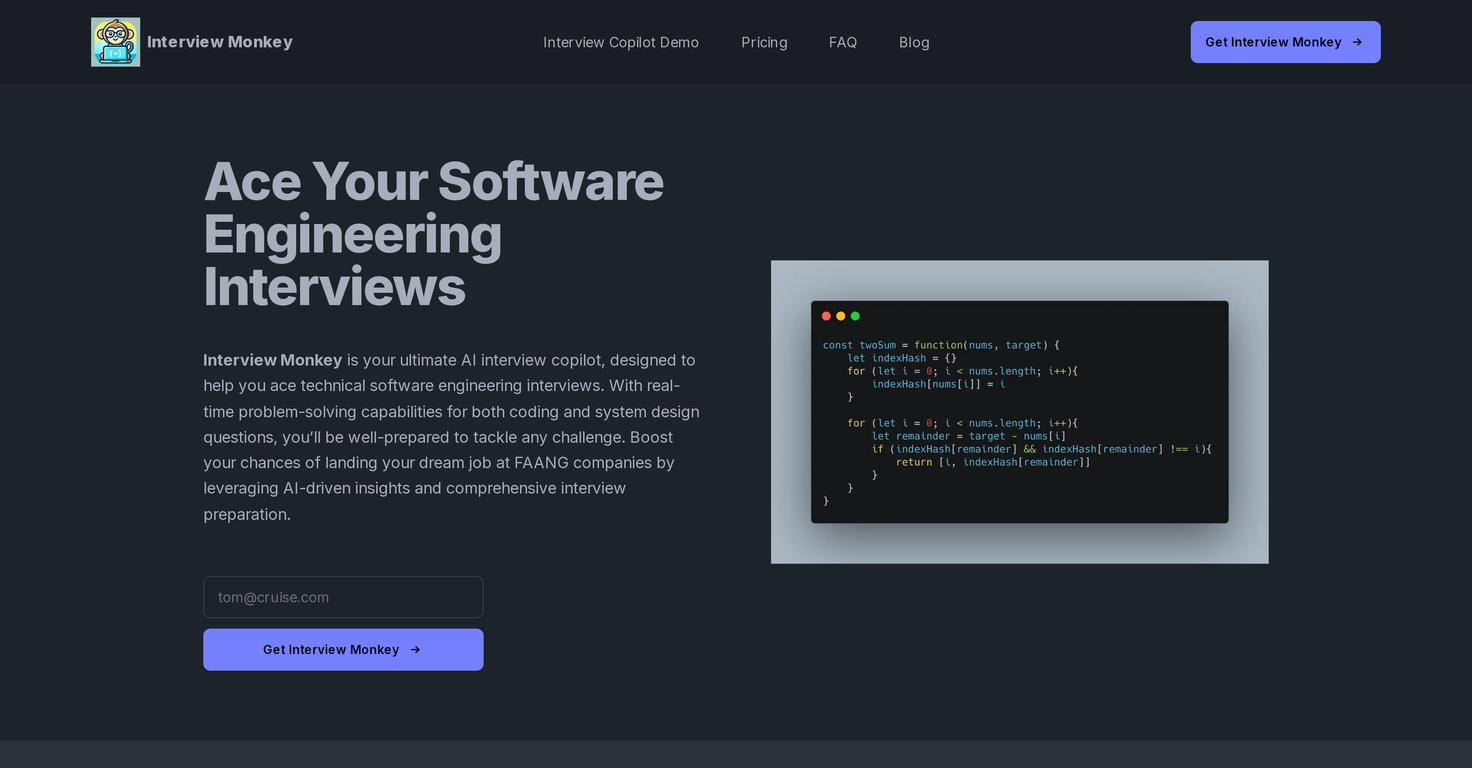 InterviewMonkey - Proaitools