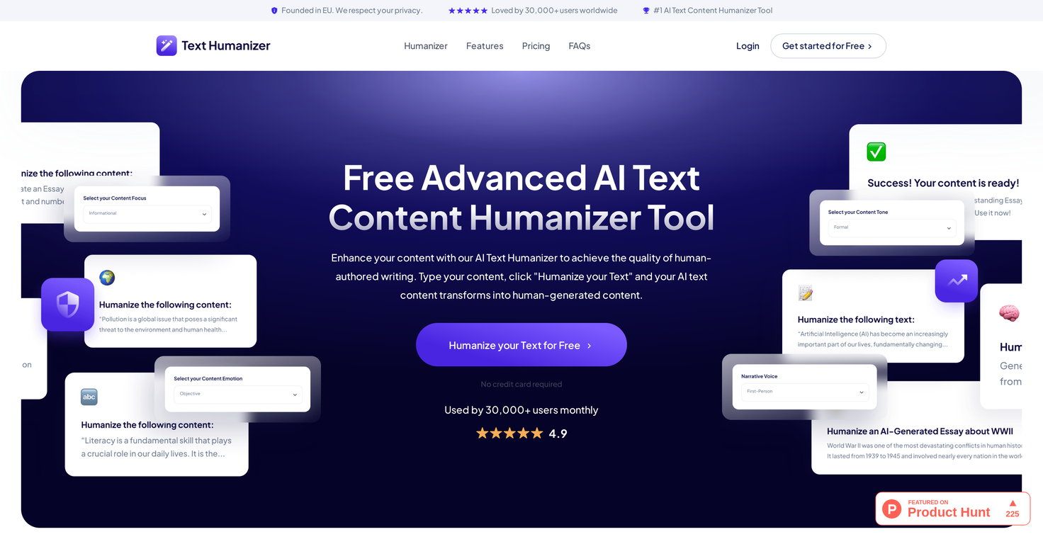 Humanize Your AI Text | Text-Humanizer.com: Free & Premium AI Text ...