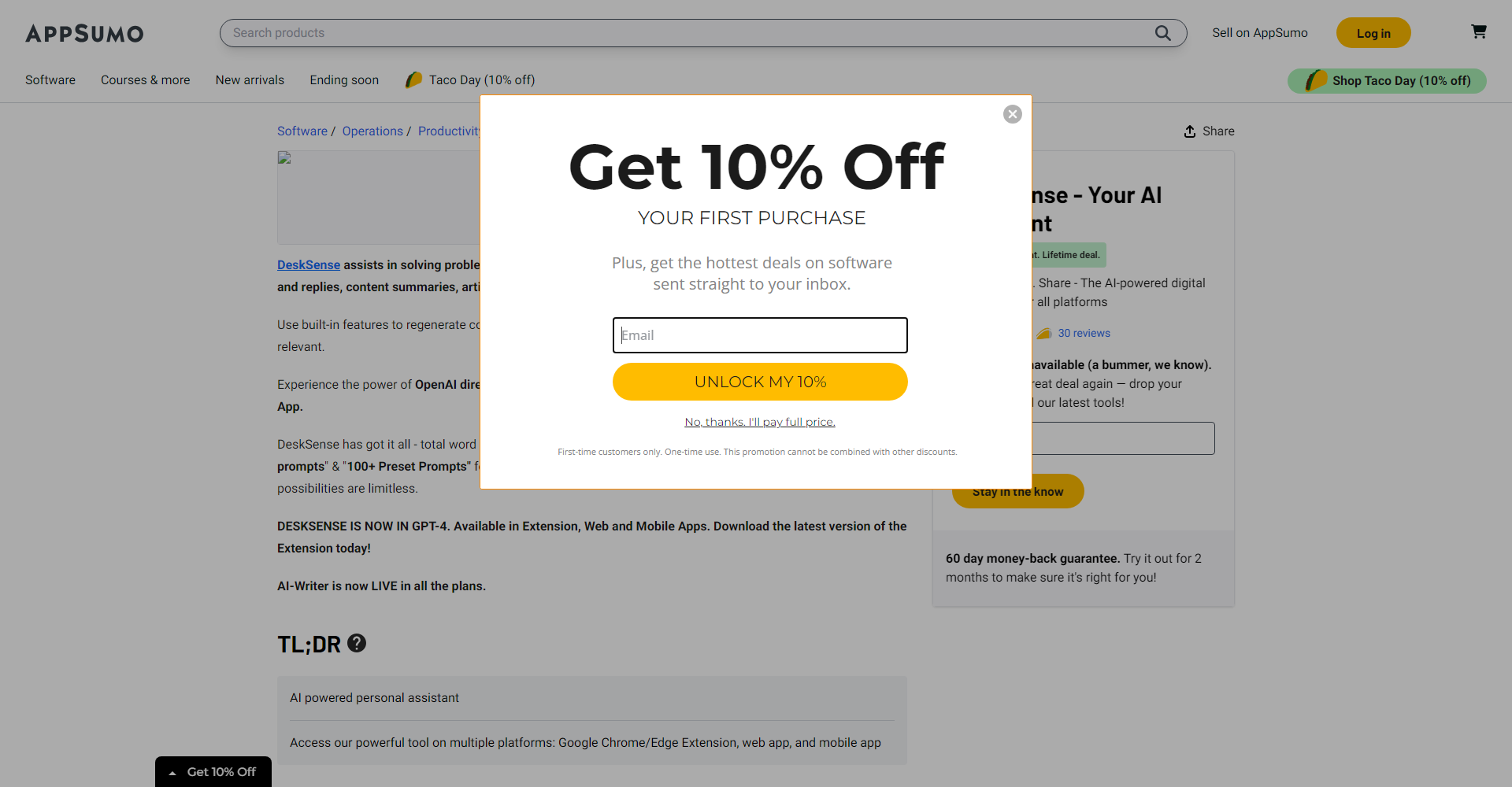 DeskSense: AI-Powered Assistant for Streamlined Tasks - Proaitools