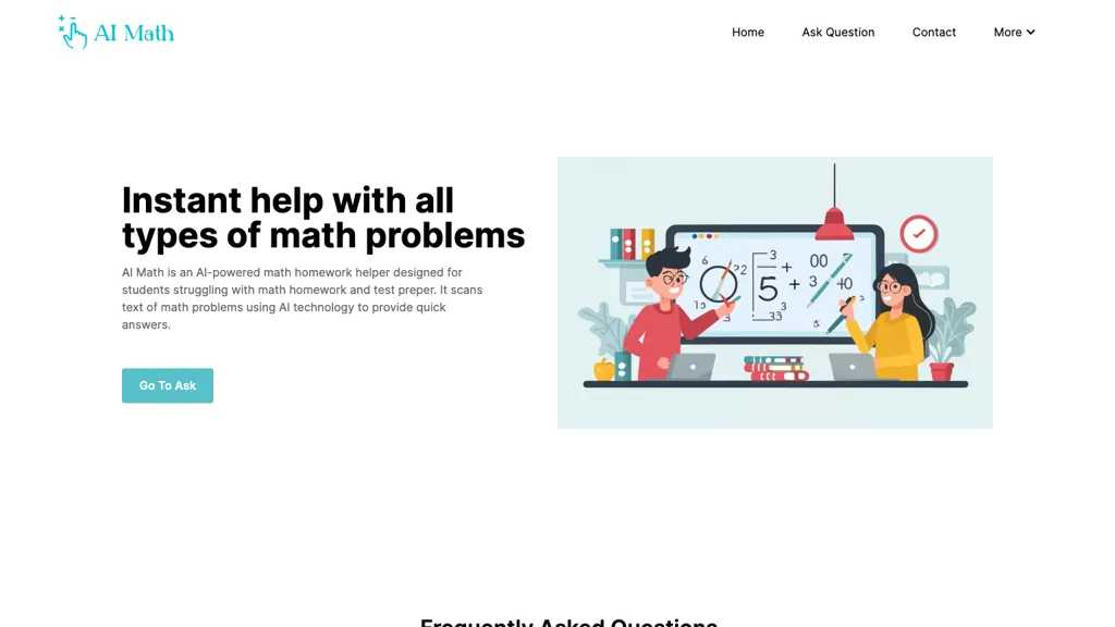 AI Math Homework Helper: Get Instant Math Solutions | Improve Your ...
