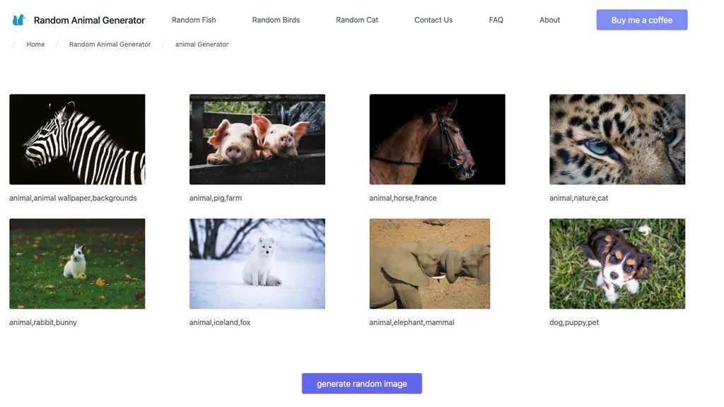 Random Animal Generator AI: Instant Animal Images for Any Project ...