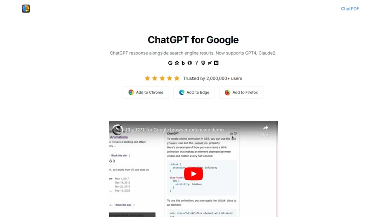 ChatGPT for Google: AI-Powered Search Results - Proaitools