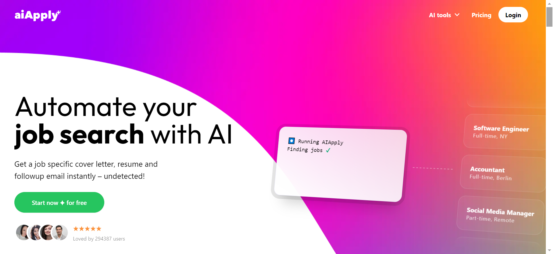 AIApply: AI-Powered Job Search for Faster Success - Proaitools