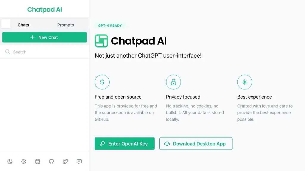 ChatPad AI: GPT-4 Powered Conversation Prompts with Data Privacy - Proaitools