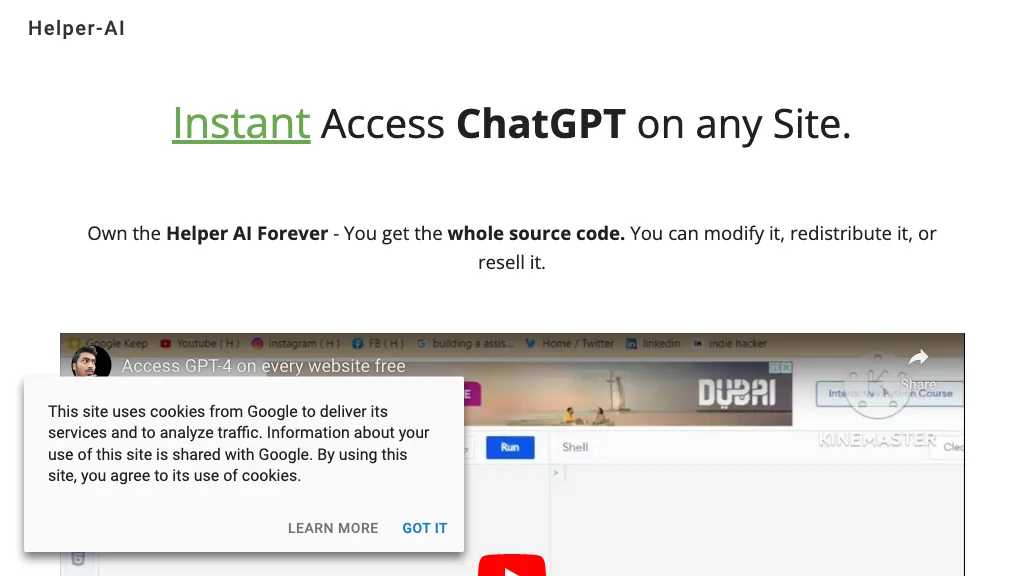 ChatGPT Integration: Effortlessly Use AI on Any Website - Proaitools