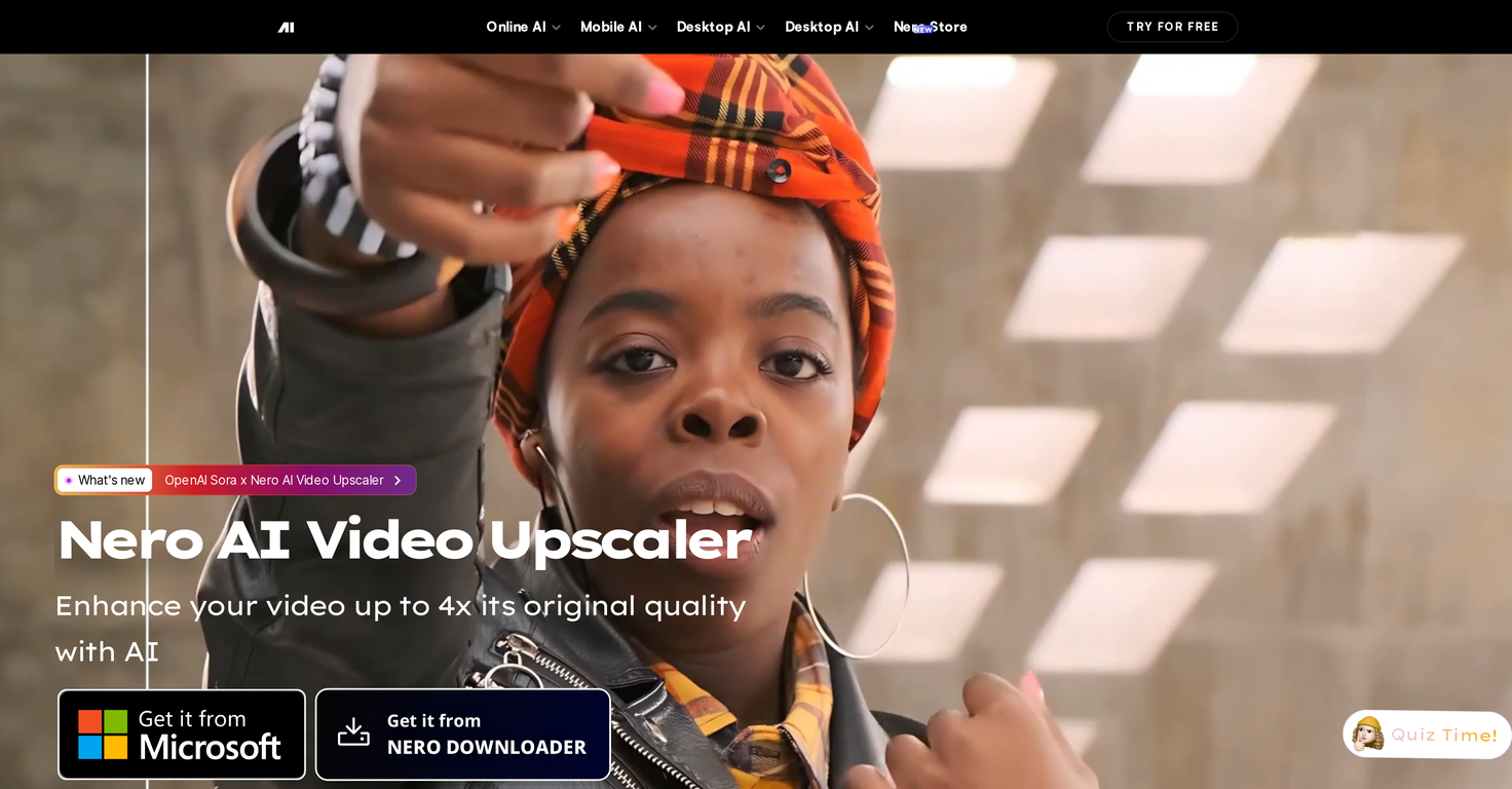 Nero AI Video Upscaler: Enhance Video Resolution Up to 4K with AI - Proaitools