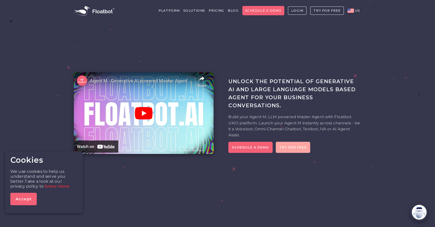 Agent M: AI-Powered Virtual Assistant for Enhanced CX | Floatbot - Proaitools