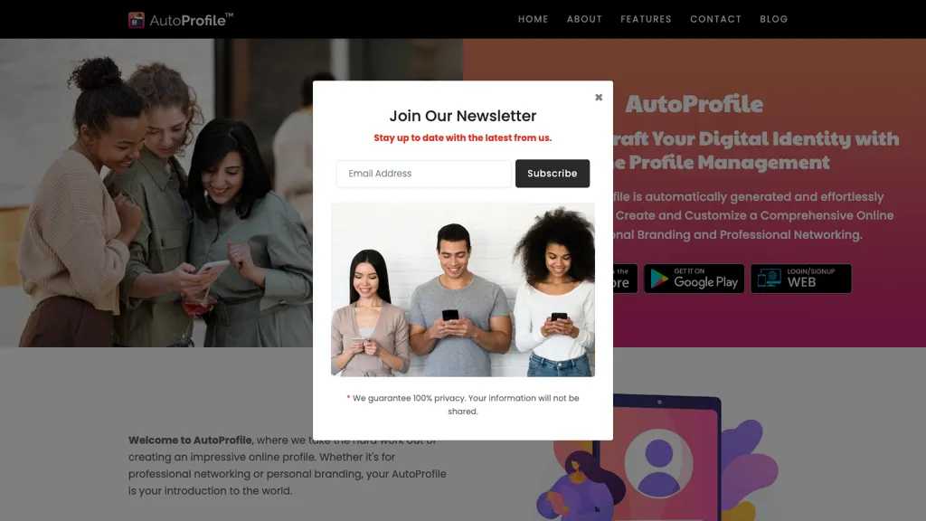 AutoProfile: AI-Powered Digital Profile Generator for Networking ...