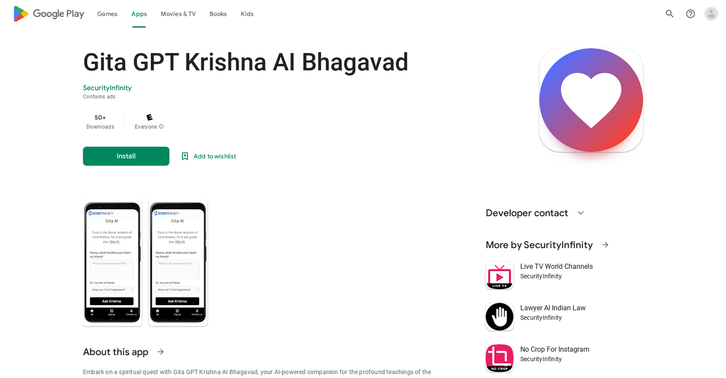 Gita GPT Krishna AI: Personalized Bhagavad Gita Insights & Meditations - Proaitools
