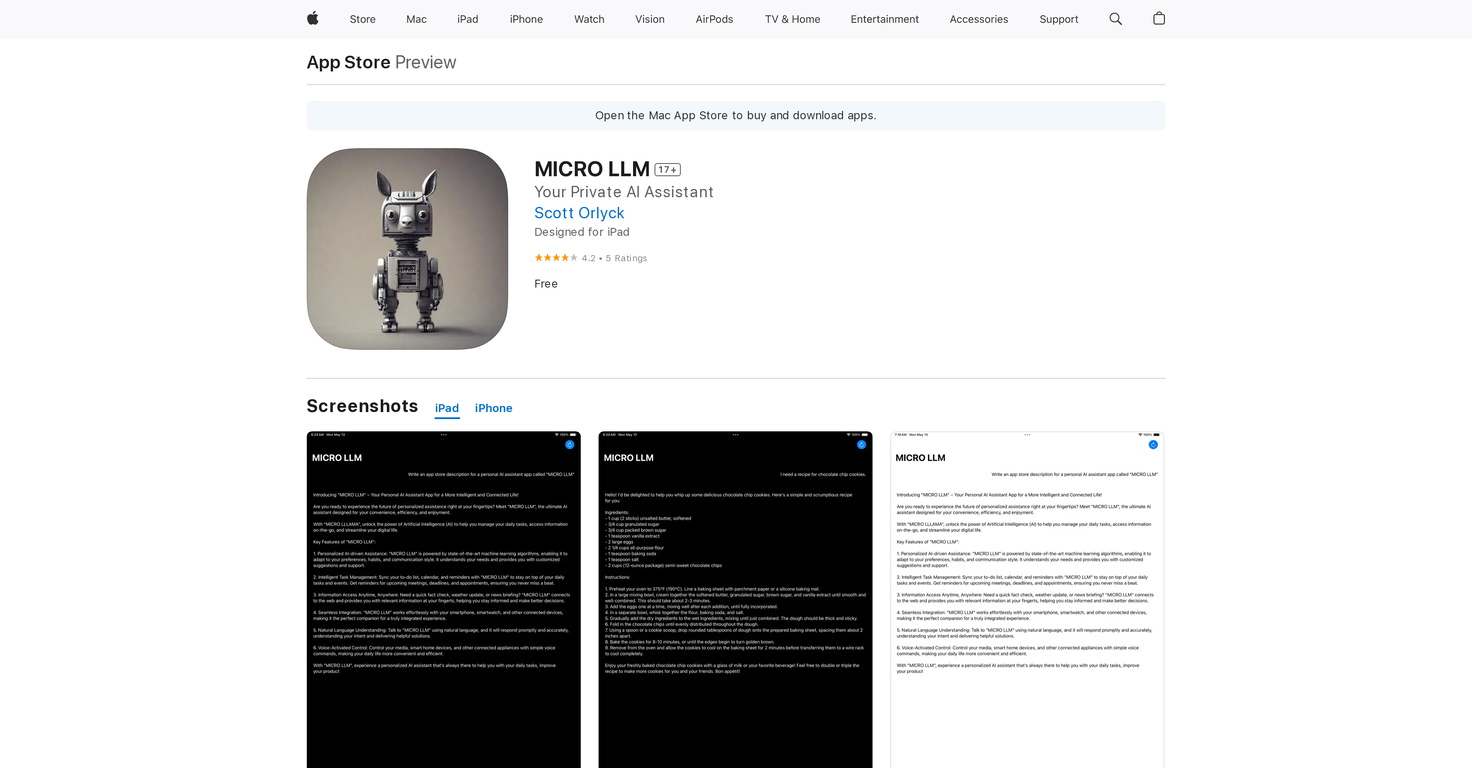 MICRO LLM - Proaitools