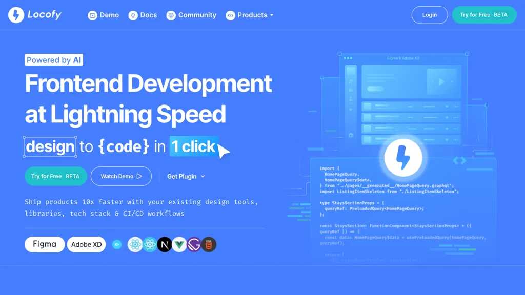 Locofy.ai: AI-Powered Design-to-Code Tool for Faster Frontend ...