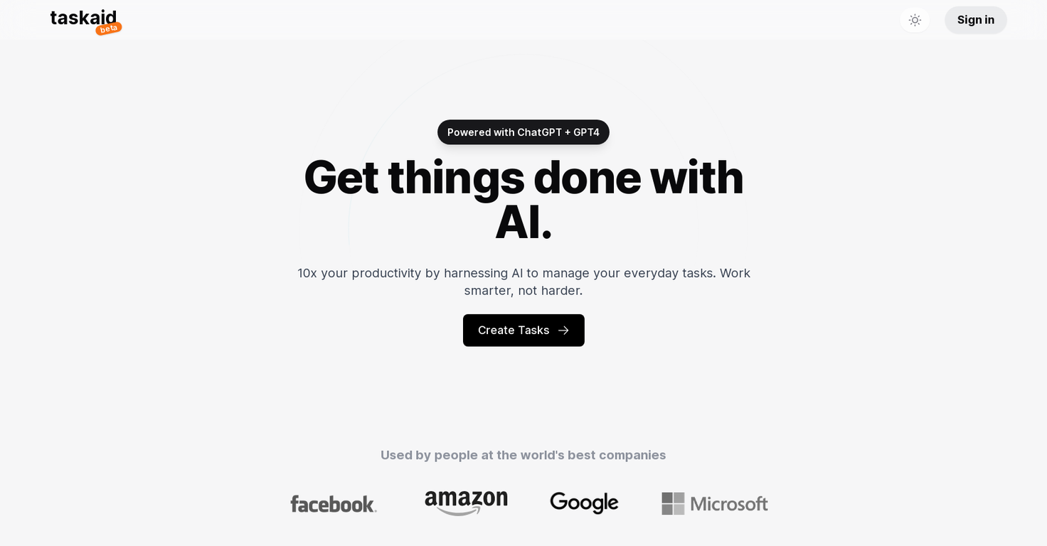 Boost Productivity with Taskaid AI: Your AI-Powered Task Management ...
