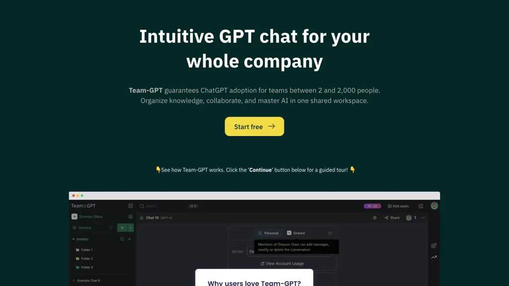 Team-GPT: AI-Powered Collaboration Tool for Enhanced Team Communication - Proaitools