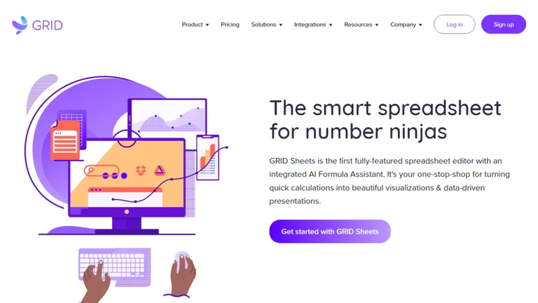 GRID Sheets: AI-Powered Spreadsheet Editor for Simplified Formula ...