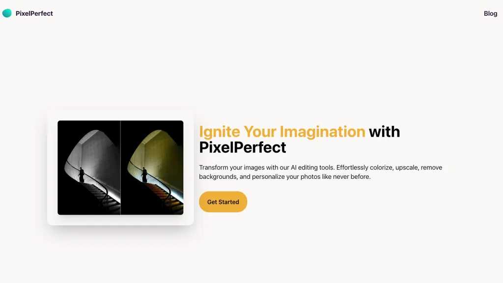 PixelPerfect AI Image Editor - Enhance Photos | Proaitools