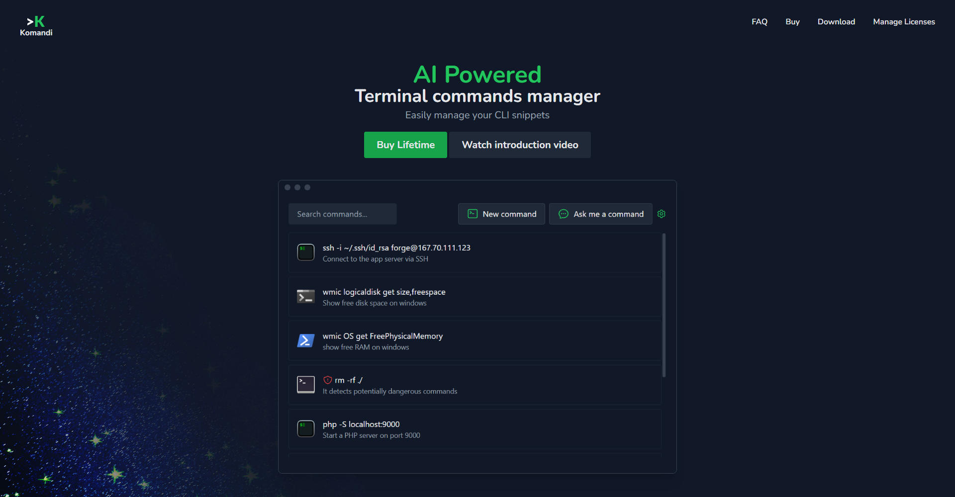Komandi: AI-Powered Command Line Manager for Enhanced Productivity and Safety - Proaitools