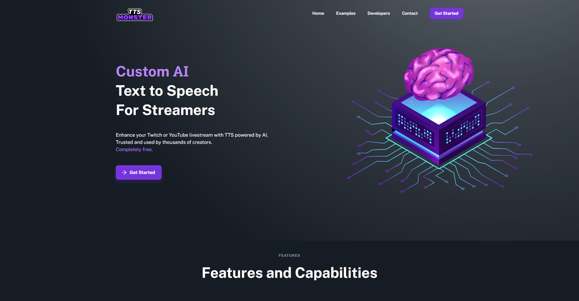 TTS.Monster: AI Text-to-Speech for Twitch & YouTube Streamers - Proaitools