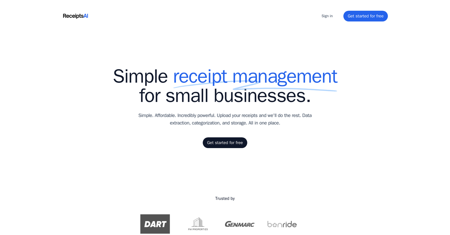 Automated Receipt Management Software for Small Businesses | ReceiptsAI ...