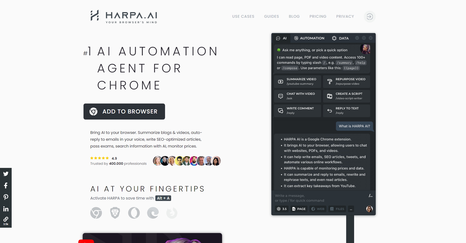 HARPA AI: Automate Tasks, Boost Productivity, and Enhance SEO - Proaitools