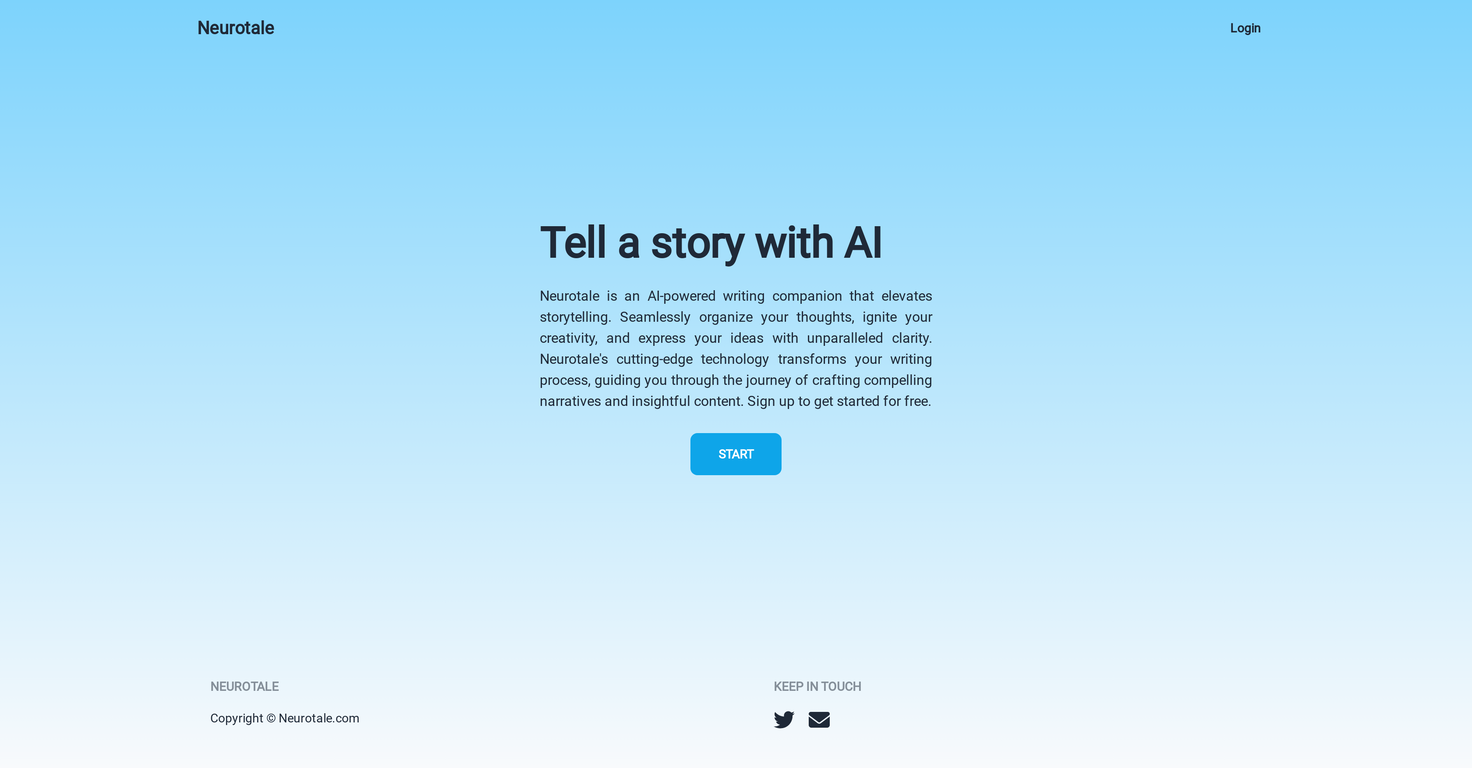 Neurotale: AI-Powered Writing Tool for Note-Taking & Creative Writing - Proaitools