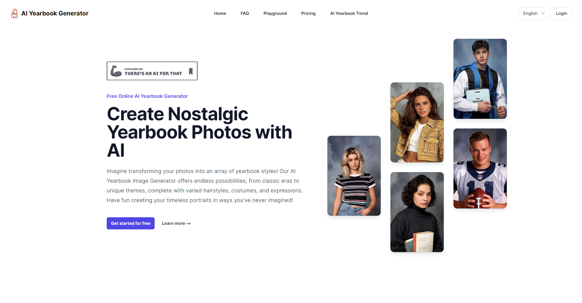 AI Yearbook Generator: Create Nostalgic Yearbook Photos with AI - Proaitools