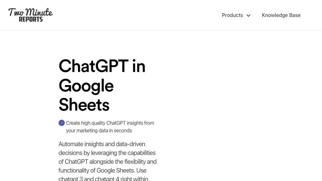 ChatGPT Google Sheets Integration: AI-Powered Insights & Automation ...