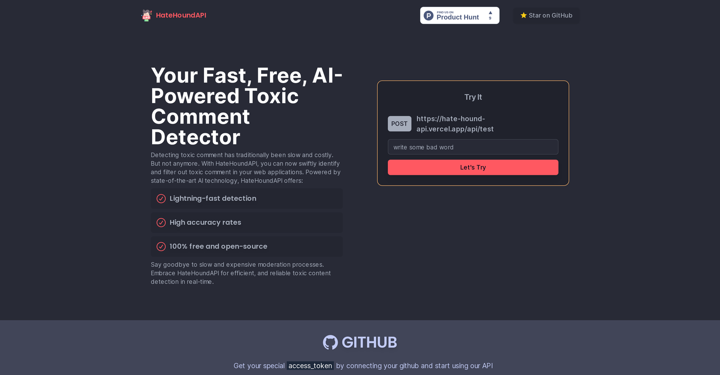 HateHoundAPI - Proaitools