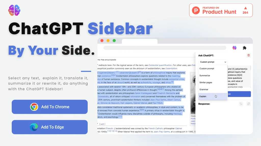 ChatGPT Sidebar: AI-Powered Summarization, Comparison & Research Tool ...