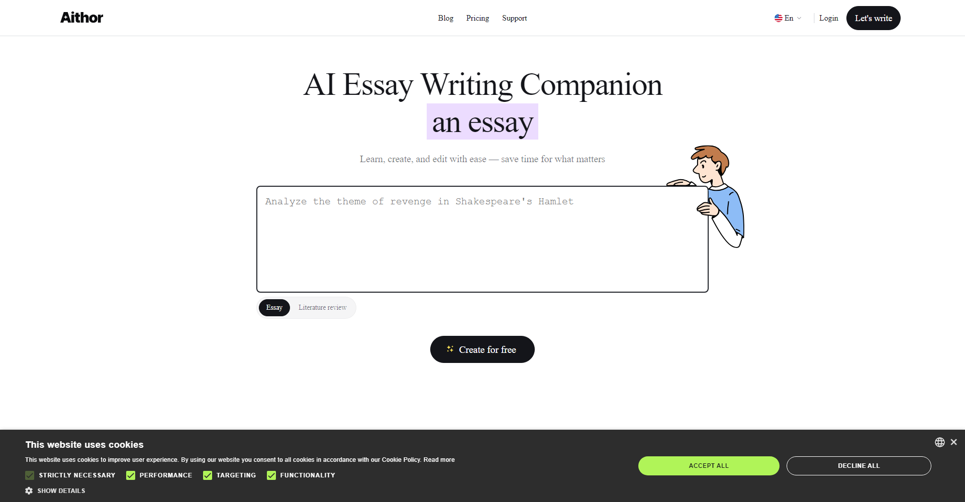 Aithor: AI Writing Tool for Original Content & Academic Integrity ...