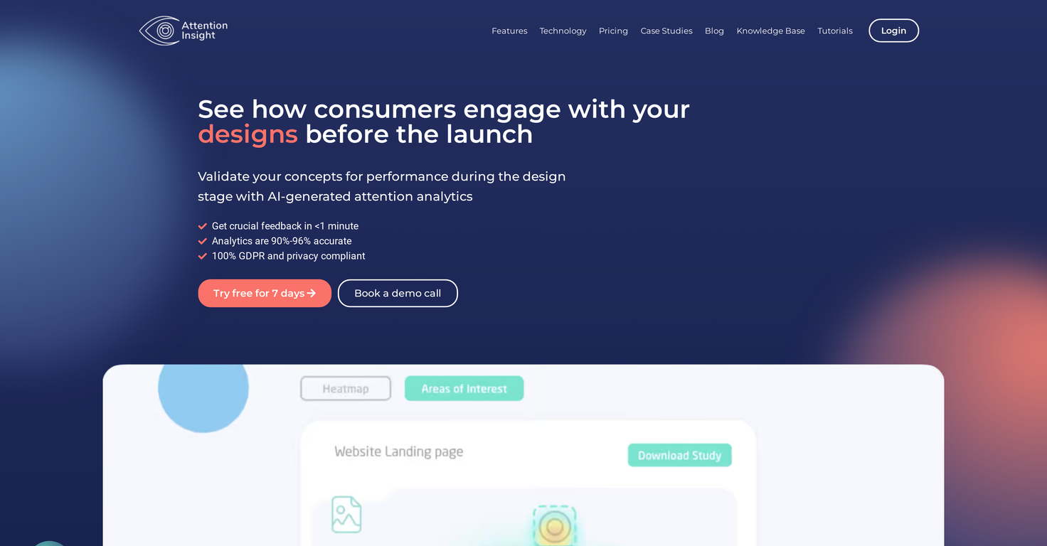 AI Heatmaps & Predictive Eye-Tracking | Attention Insight - Proaitools