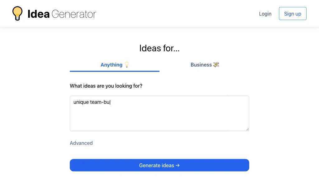 Boost Your Business with AI-Powered Idea Generation | Get Unique & Profitable Ideas - Proaitools