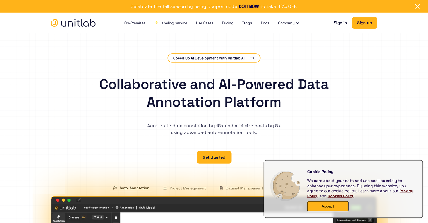 Unitlab Annotate: AI-Powered Data Annotation for ML Models - Proaitools