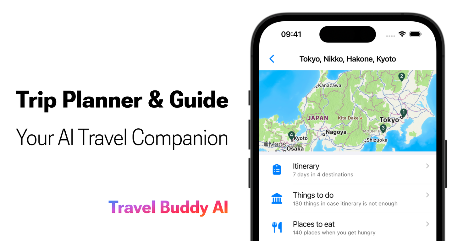 AI Trip Planner | Travel Buddy AI | iOS & Android - Proaitools