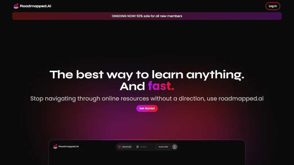 Personalized AI Courses & Tailored Learning with Roadmapped.ai - Proaitools