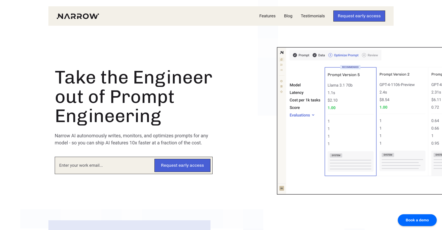 Narrow AI: Automate Prompt Engineering & Optimize AI Models - Proaitools