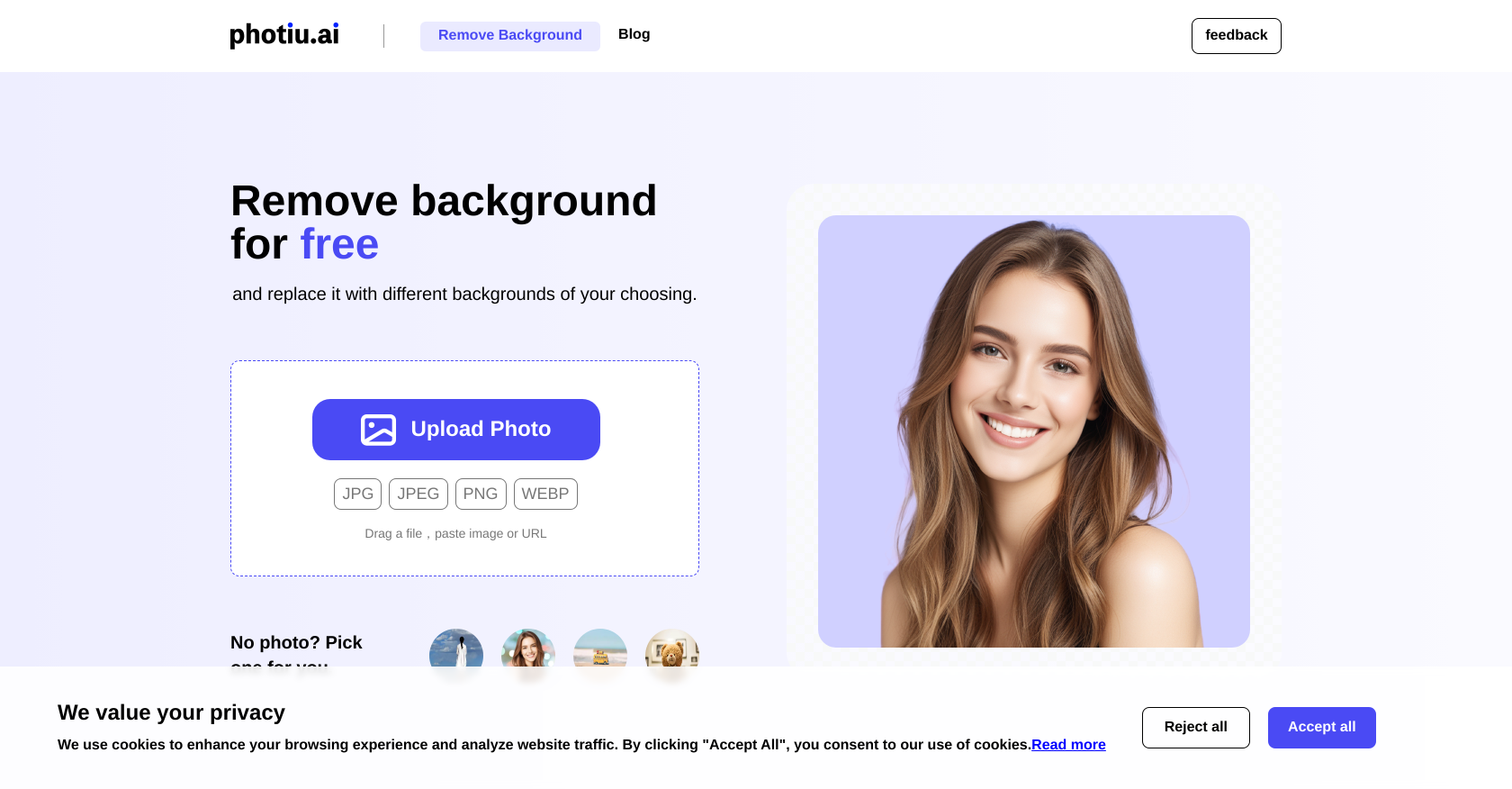 Photiu.ai: Instantly Remove Image Backgrounds with AI - Proaitools