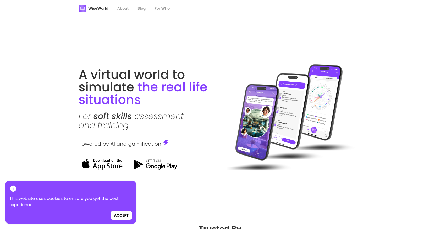 WiseWorld: AI Soft Skills Training & Assessment Platform - Proaitools