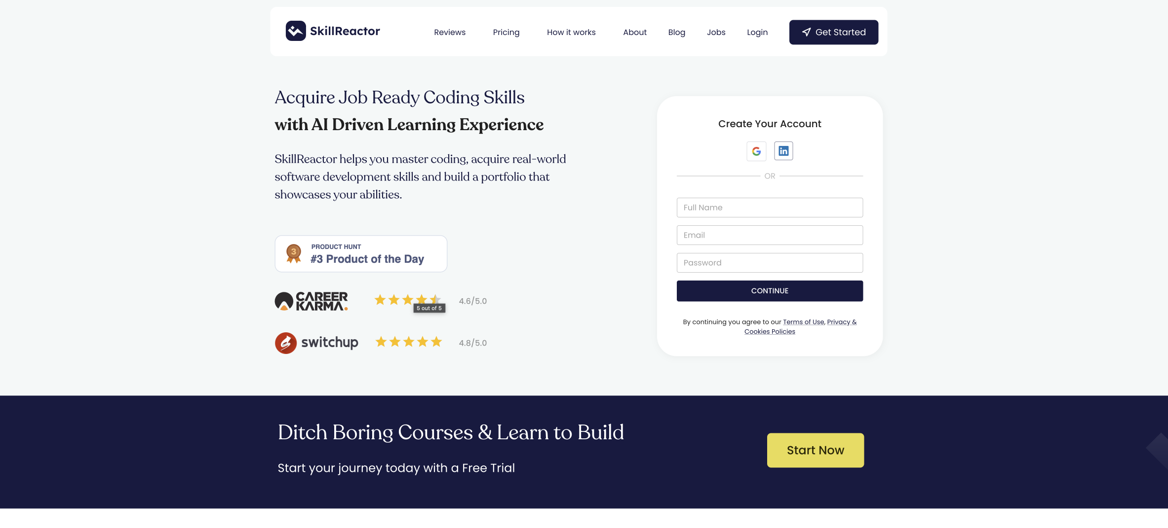 SkillReactor: AI-Powered Software Development Education Platform - Proaitools