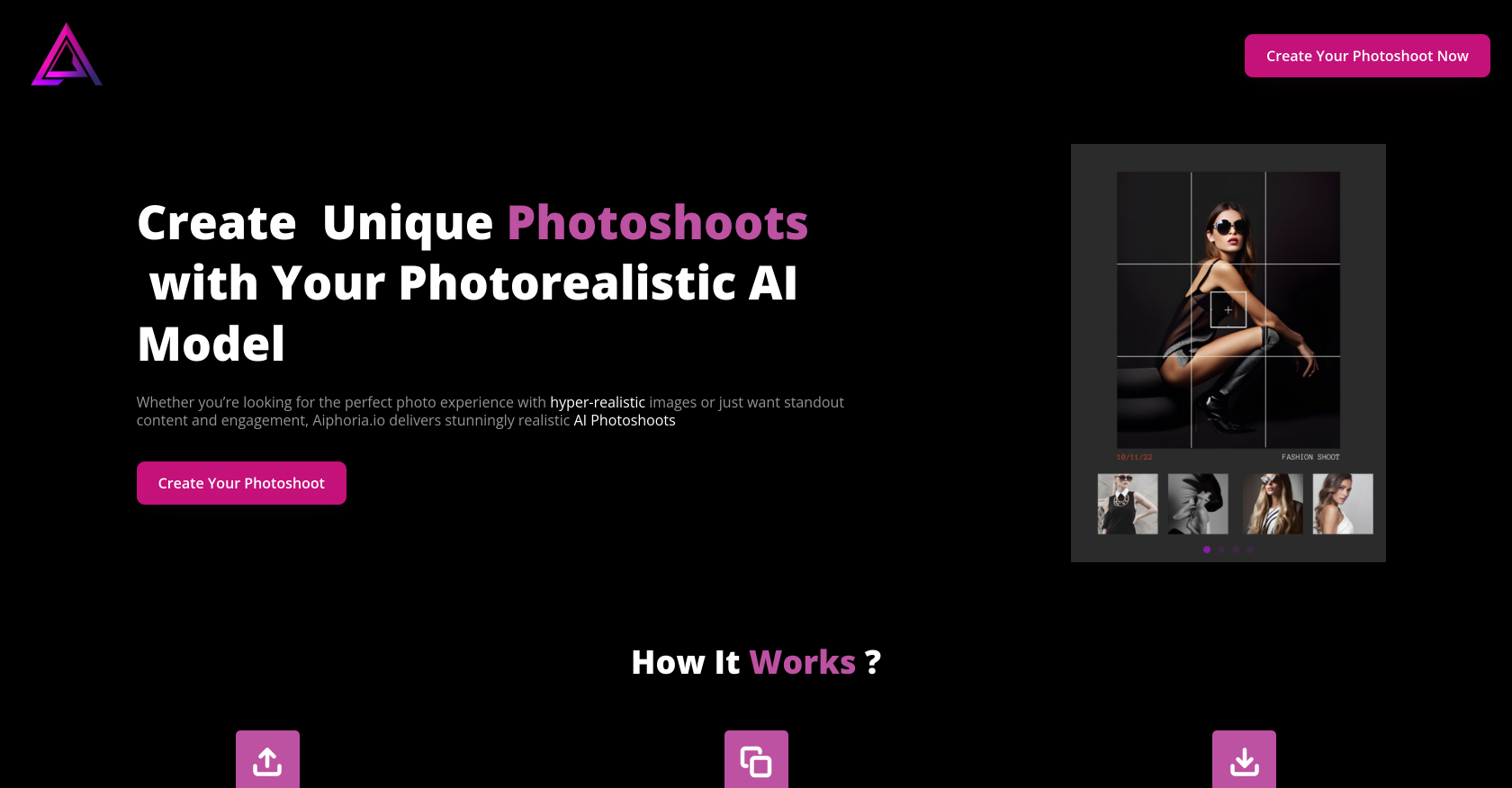 AI Photoshoot - Aiphoria.io: Create Realistic AI Photos - Proaitools