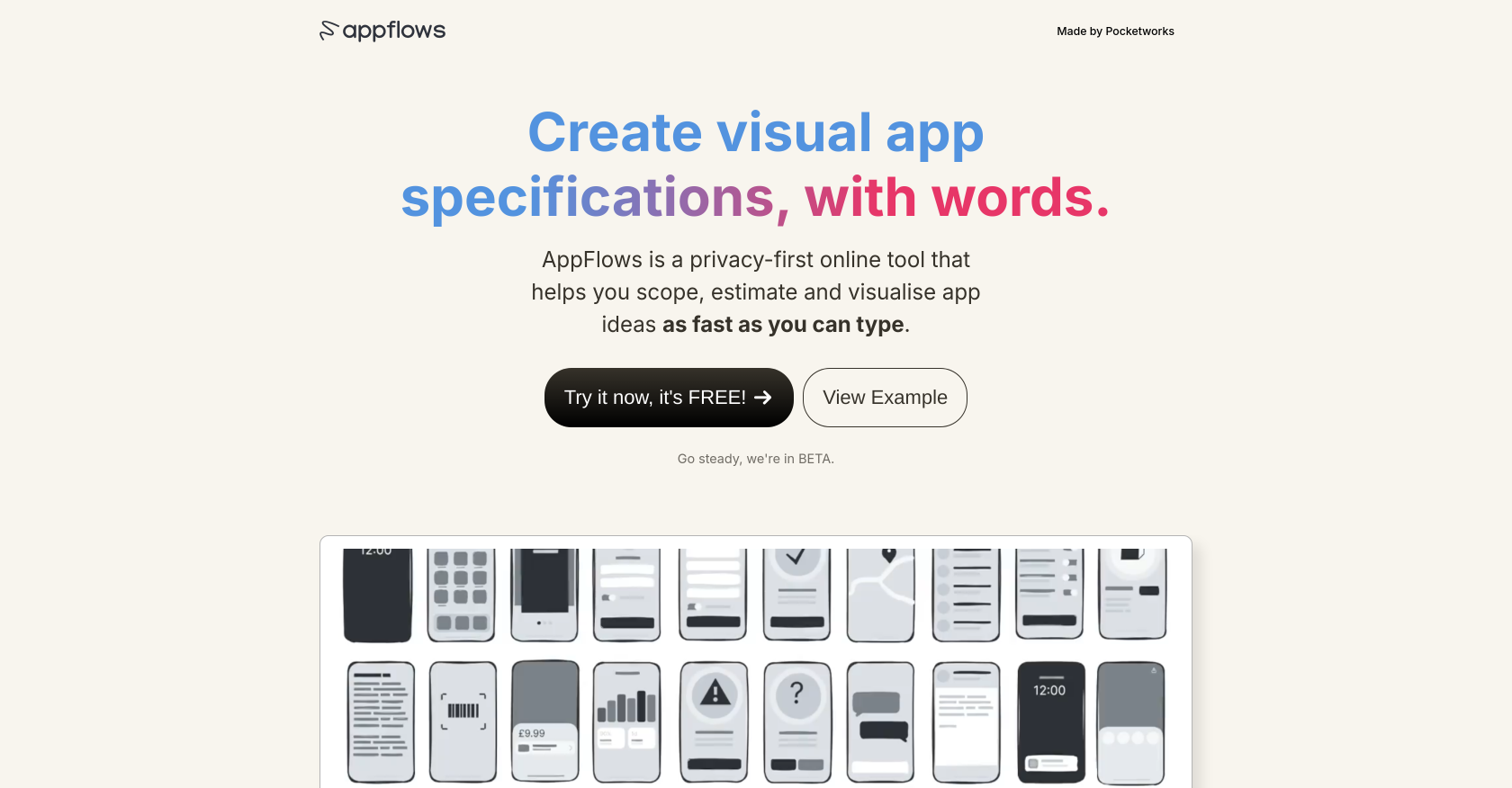AppFlows: Visualize and Scope Your App Ideas - Proaitools