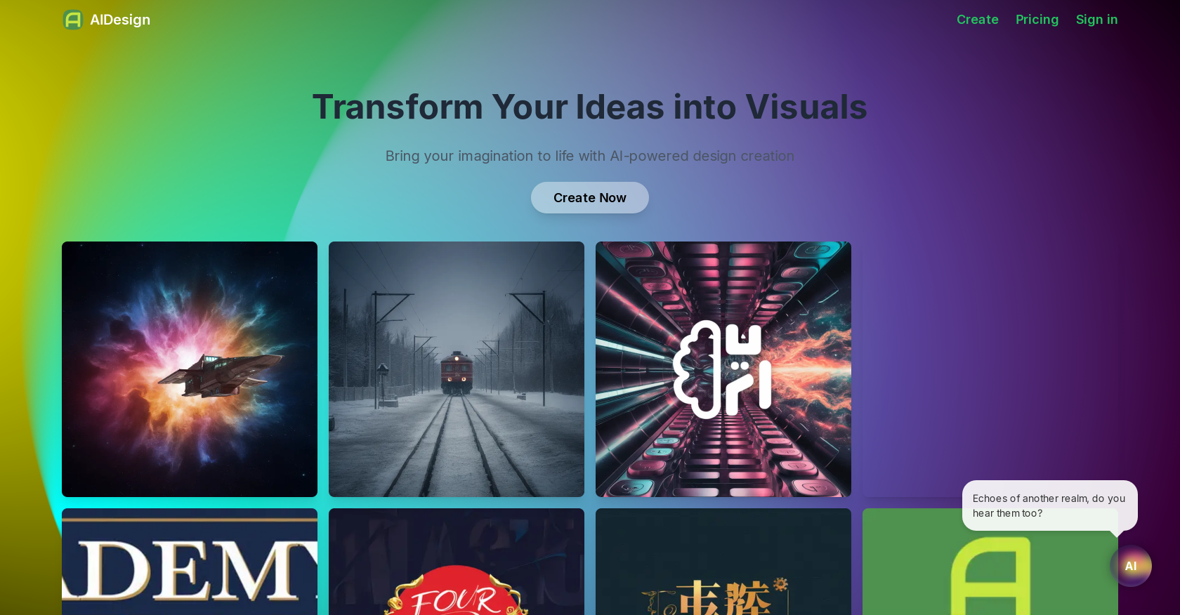 AIDesign: AI-Powered Text-to-Image Generator - Proaitools