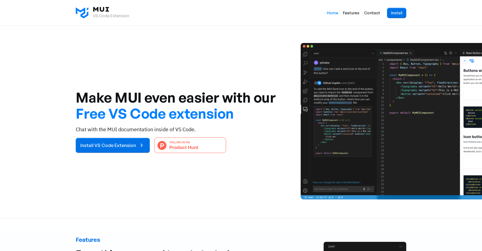 MUI VS Code Extension: AI-Powered Documentation for Developers - Proaitools
