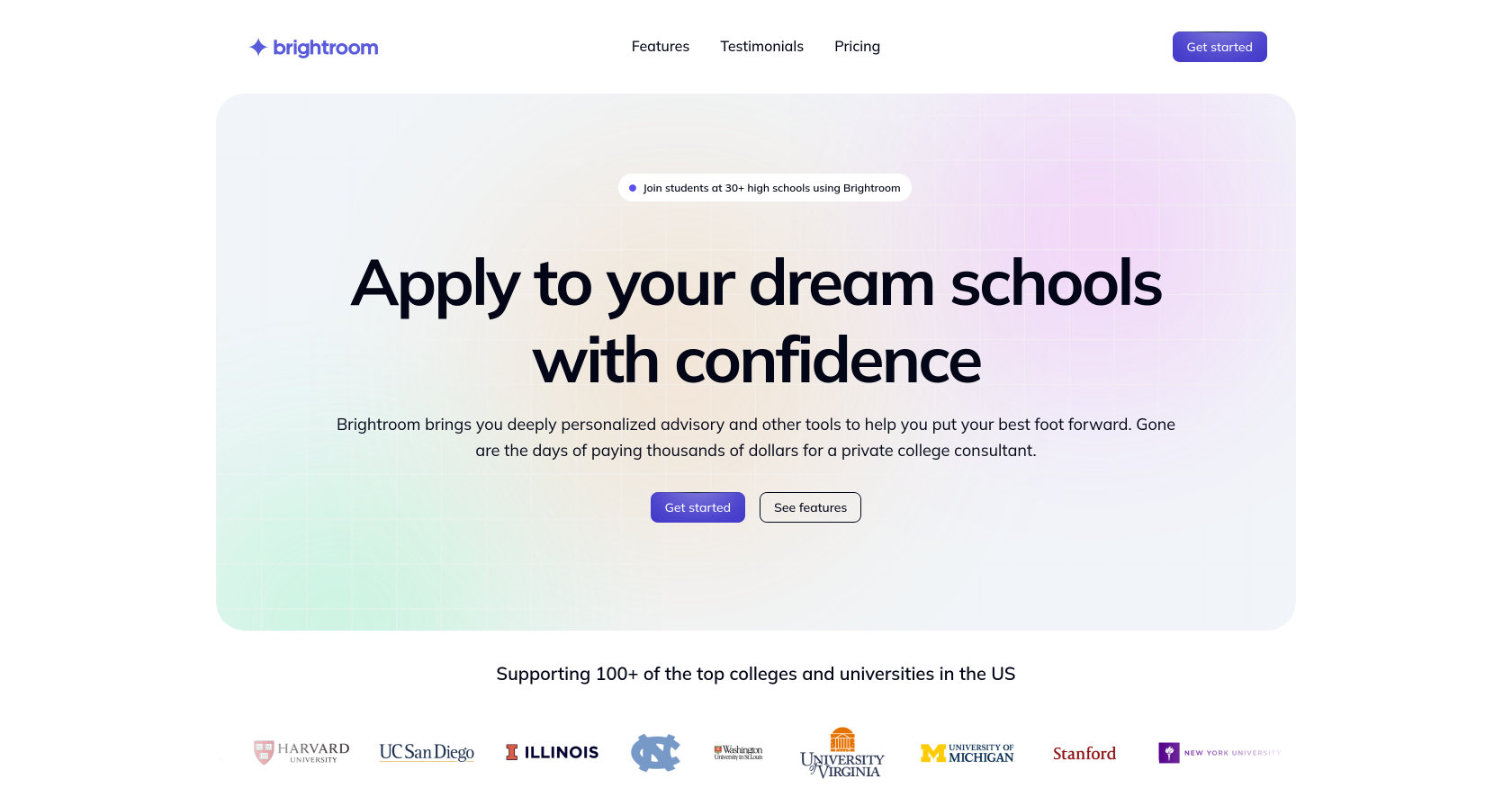 Brightroom AI: AI-Powered College Application Assistant - Proaitools