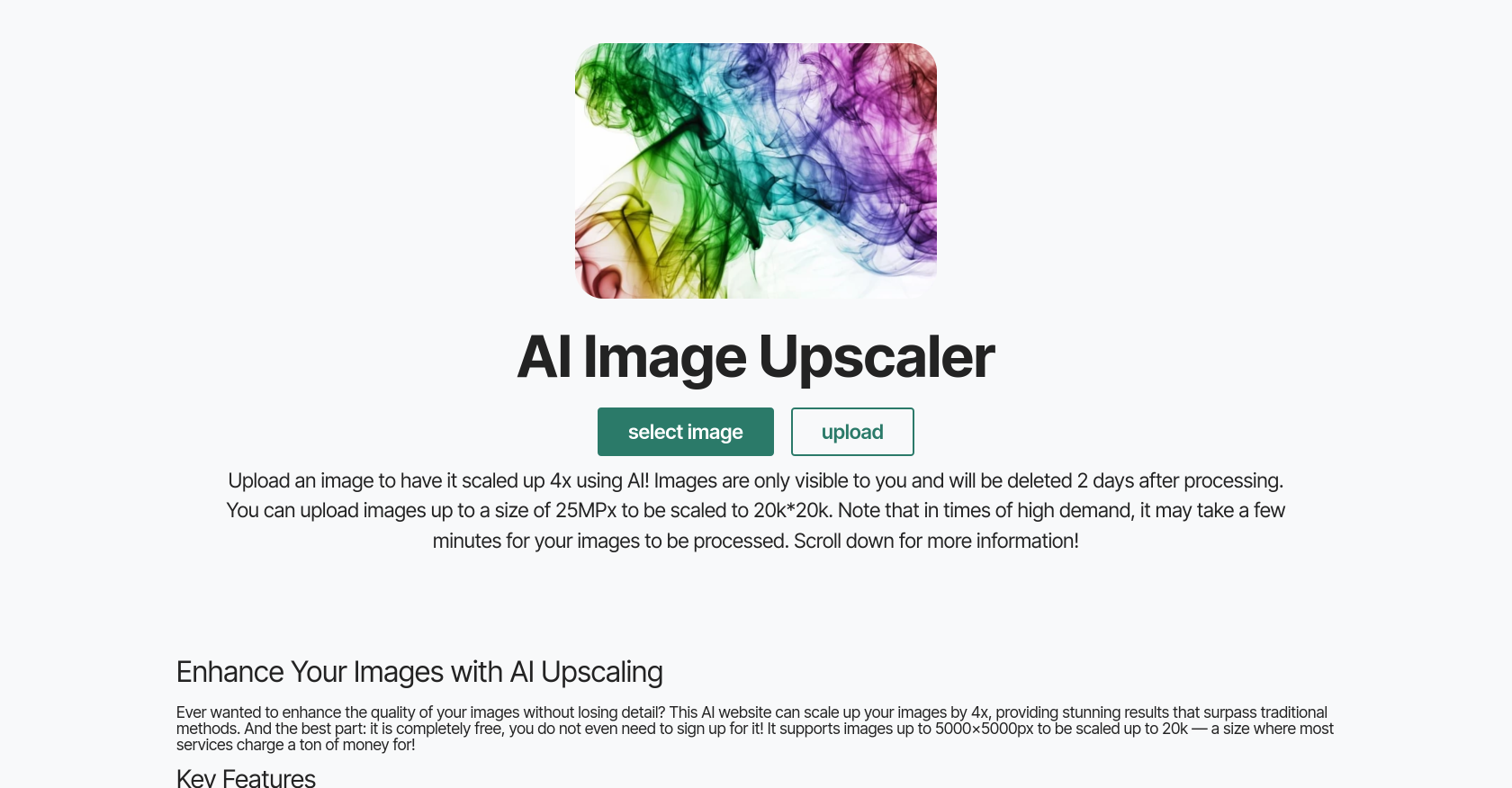ImageUpscaling.net: Free AI Image Upscaler & Enhancer - Proaitools