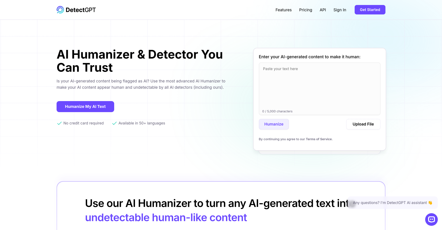 Detectgpt Ai Humanizer Make Ai Text Undetectable Proaitools