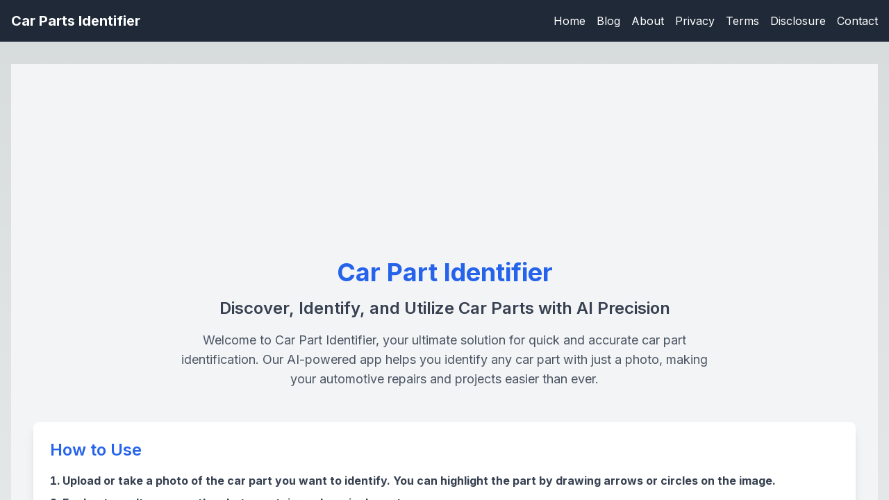 Car Part Identifier - AI Tool for Quick Car Part Identification ...