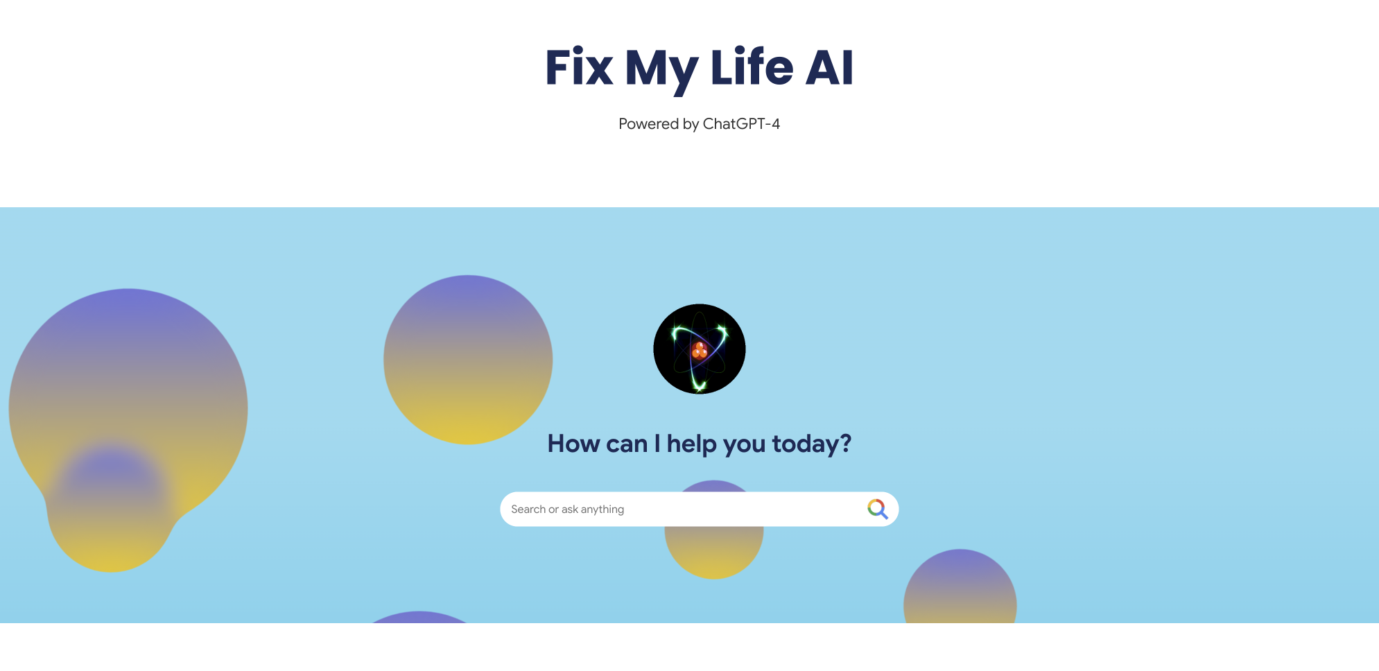Fix My Life AI: Personalized AI Assistant for Life's Challenges - Proaitools