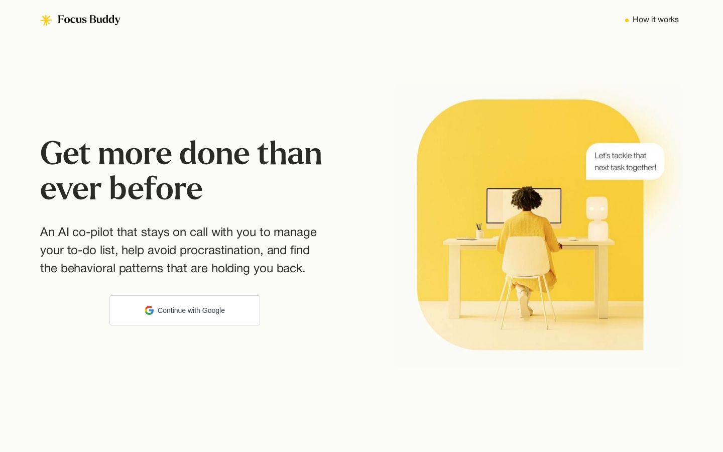 Focus Buddy: AI Productivity Tool for Enhanced Focus & Efficiency ...