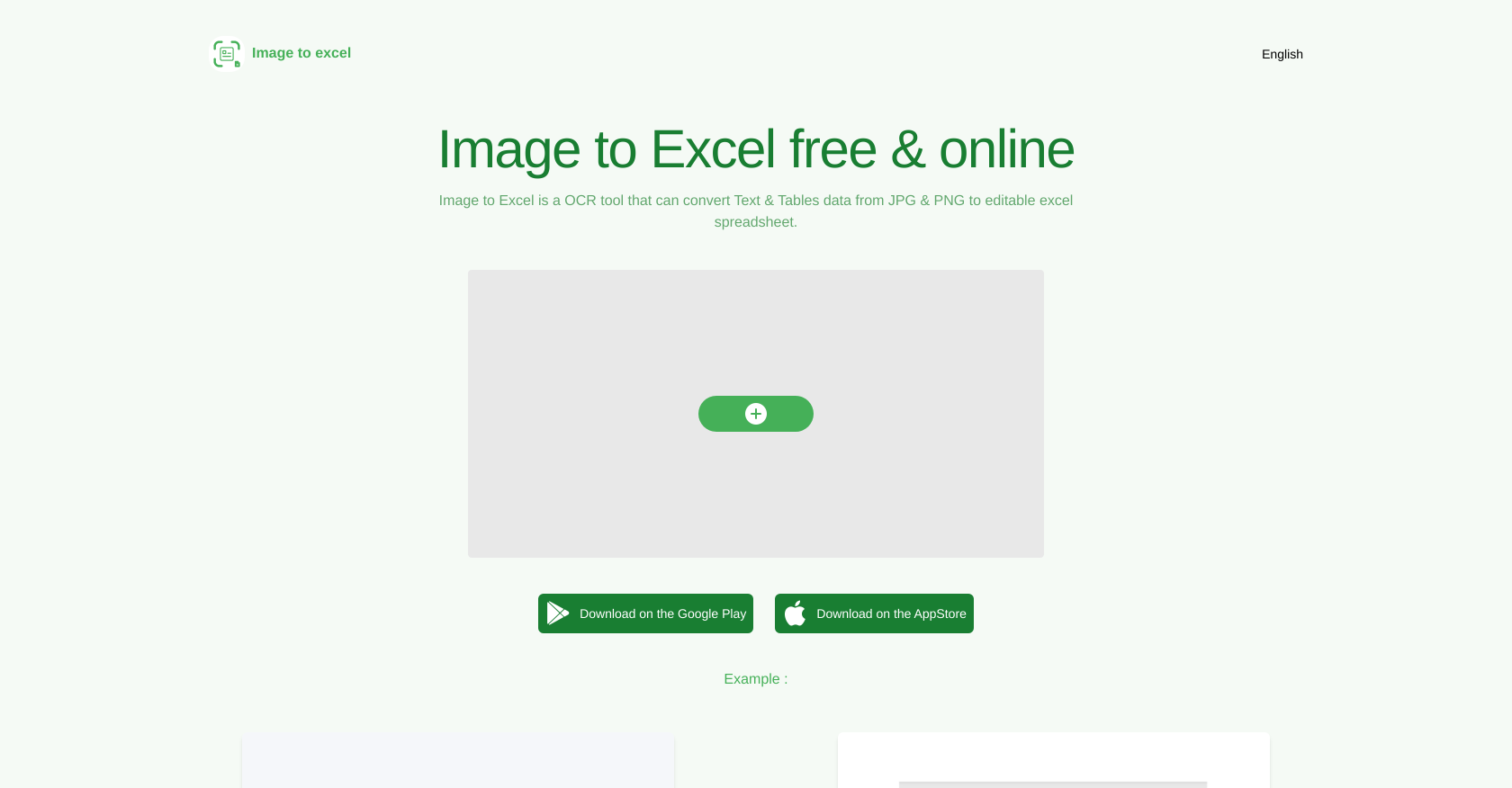 Image to Excel - Proaitools